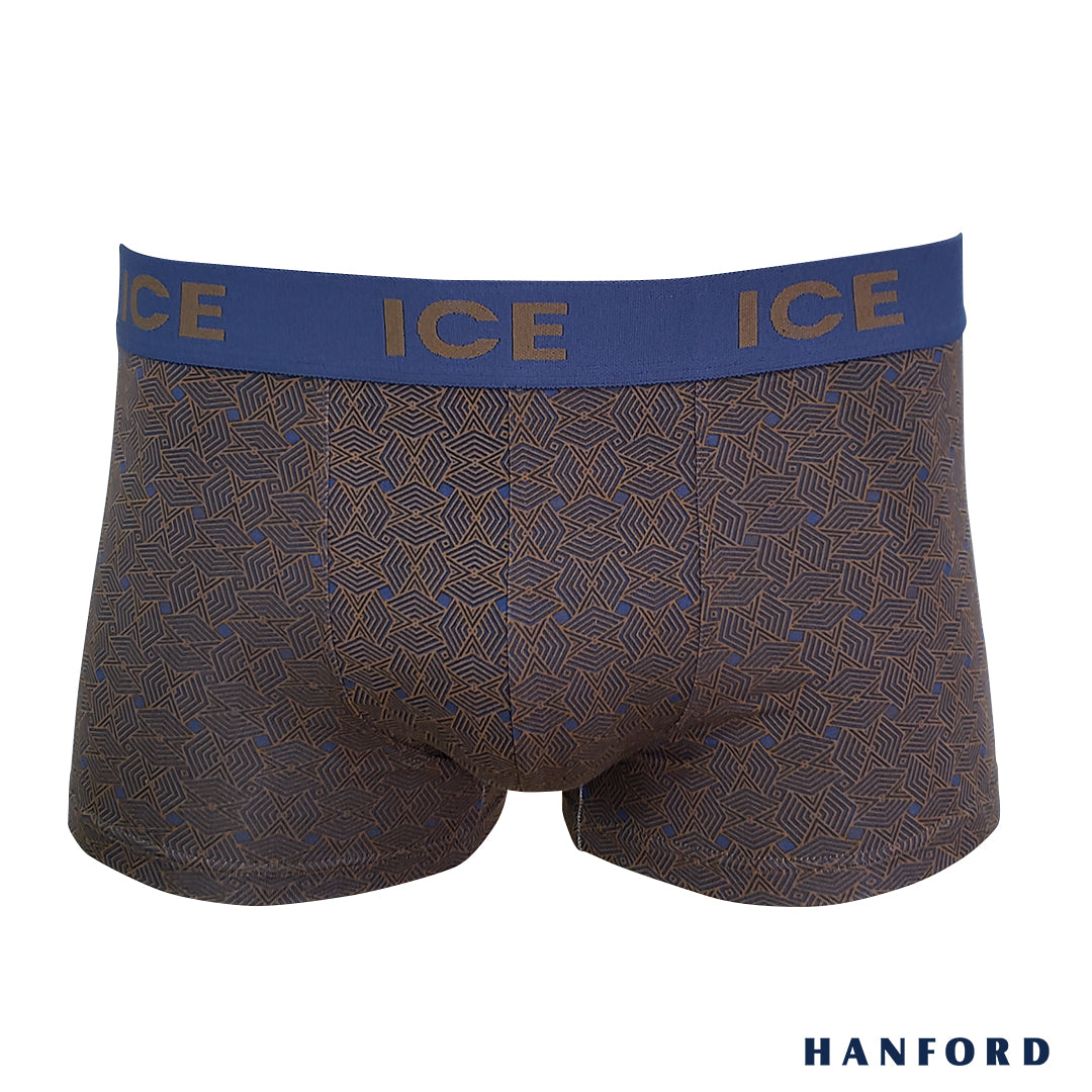 Hanford ICE Men Viscose w/ Spandex Boxer Briefs Ethnic - Copper (Singl ...