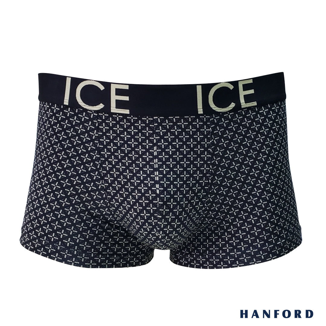 Hanford iCE Men Viscose w/ Spandex Boxer Briefs Aztec - Black/Aztec Pr ...
