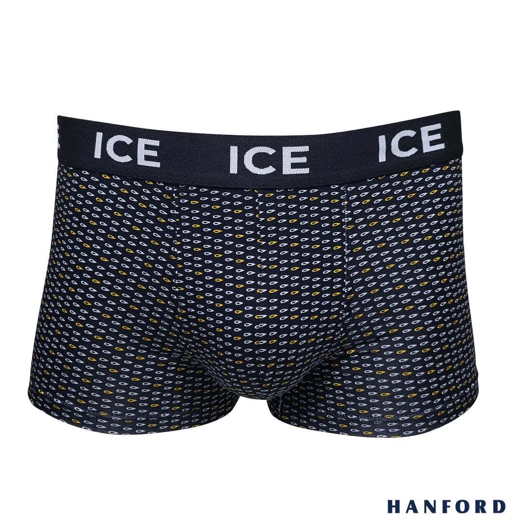 Hanford ICE Men Viscose w/ Spandex Boxer Briefs Drops - Black (Single ...