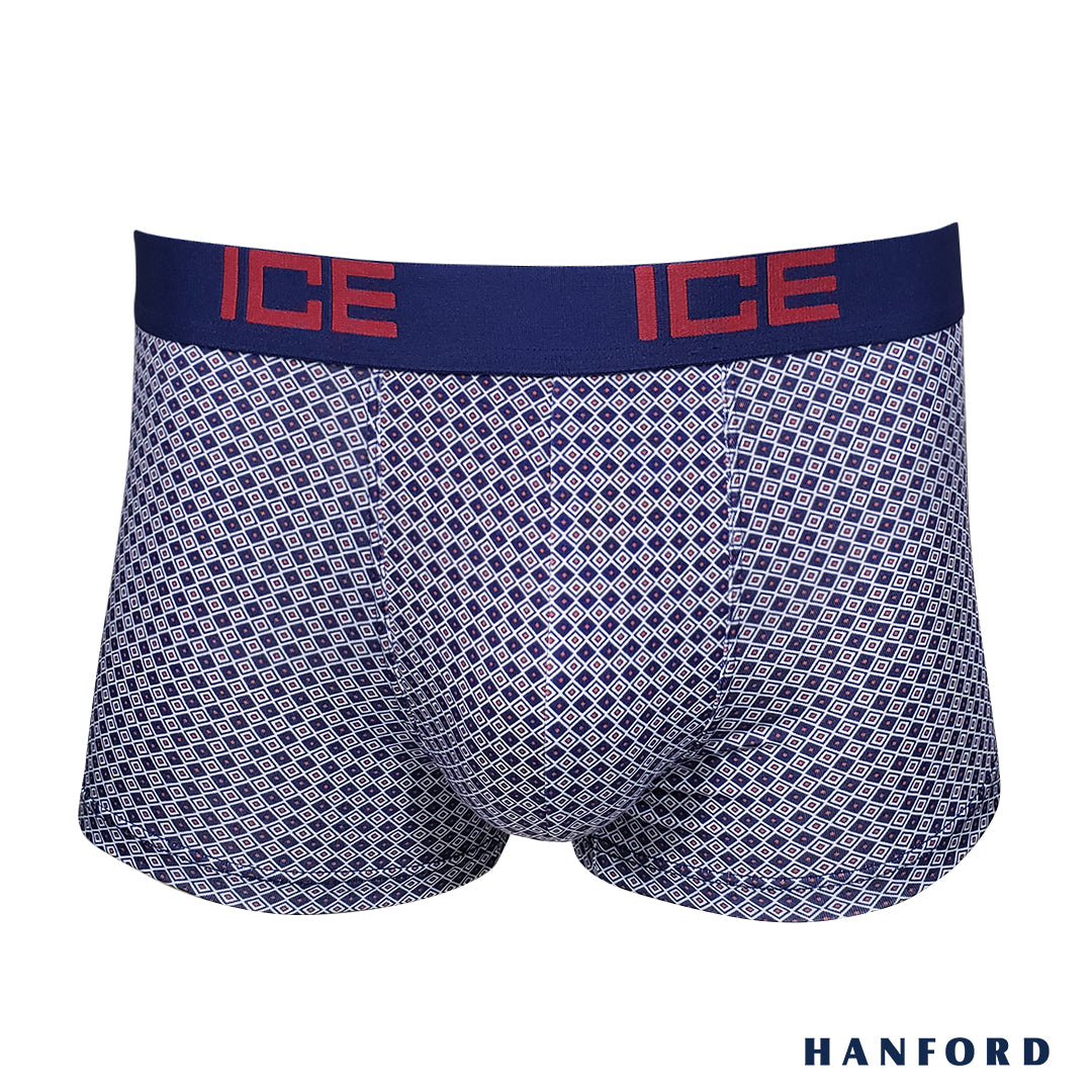 Hanford ICE Men Viscose w/ Spandex Boxer Briefs Quad - Blue Opal (Sing ...