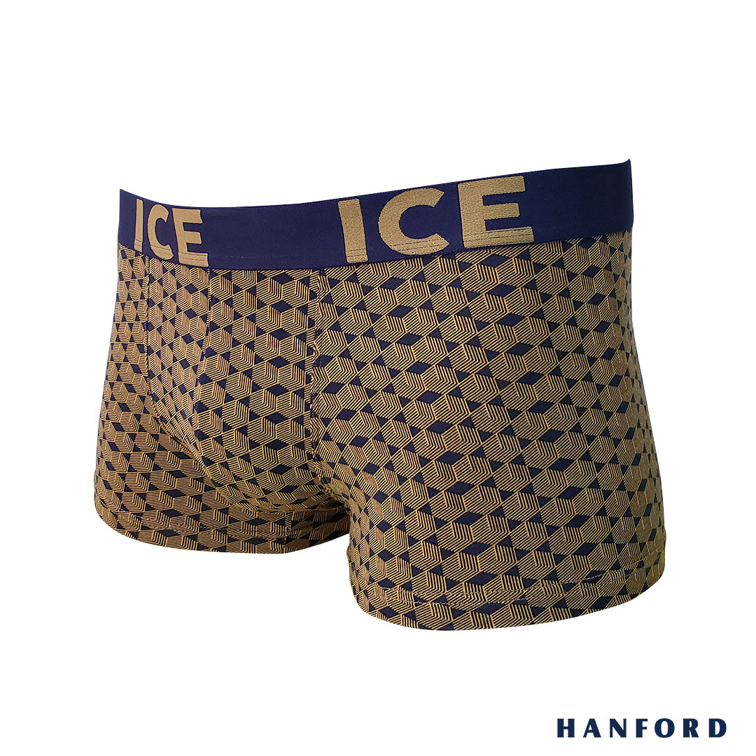 Hanford iCE Men Viscose w/ Spandex Boxer Briefs Tribal - Blue Graphite ...
