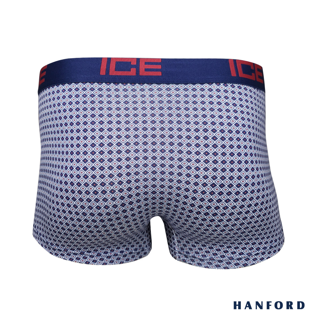 Hanford ICE Men Viscose w/ Spandex Boxer Briefs Quad - Blue Opal (Sing ...