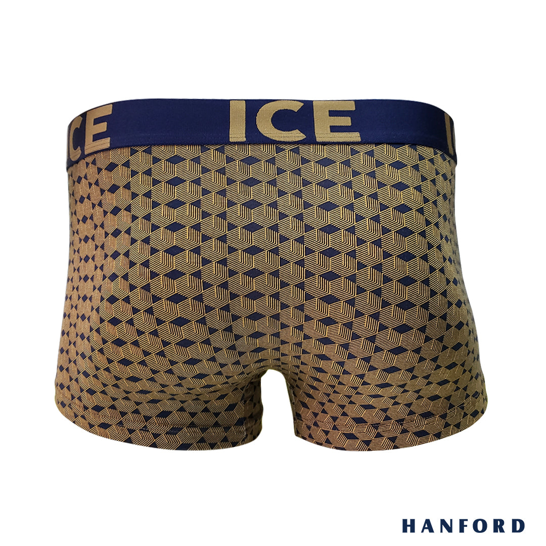 Hanford iCE Men Viscose w/ Spandex Boxer Briefs Tribal - Blue Graphite ...