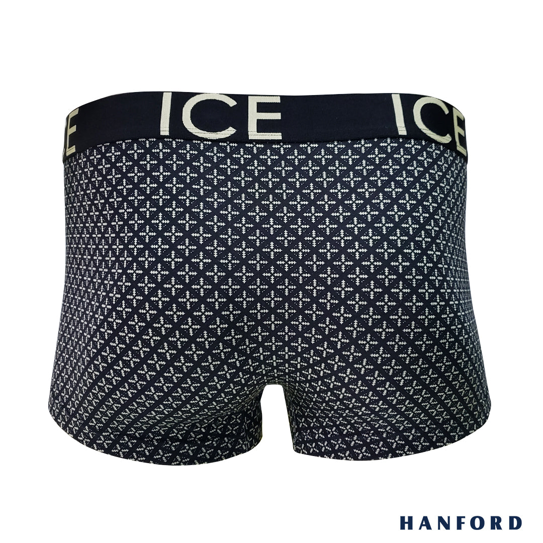 Hanford iCE Men Viscose w/ Spandex Boxer Briefs Aztec - Black/Aztec Pr ...