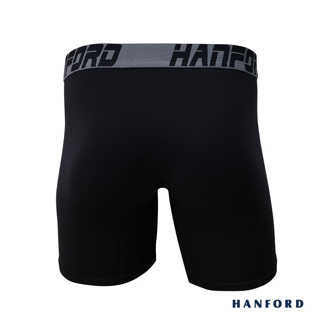 Hanford Athletic Men Cotton Spandex Compression Boxer Shorts Chase - B ...