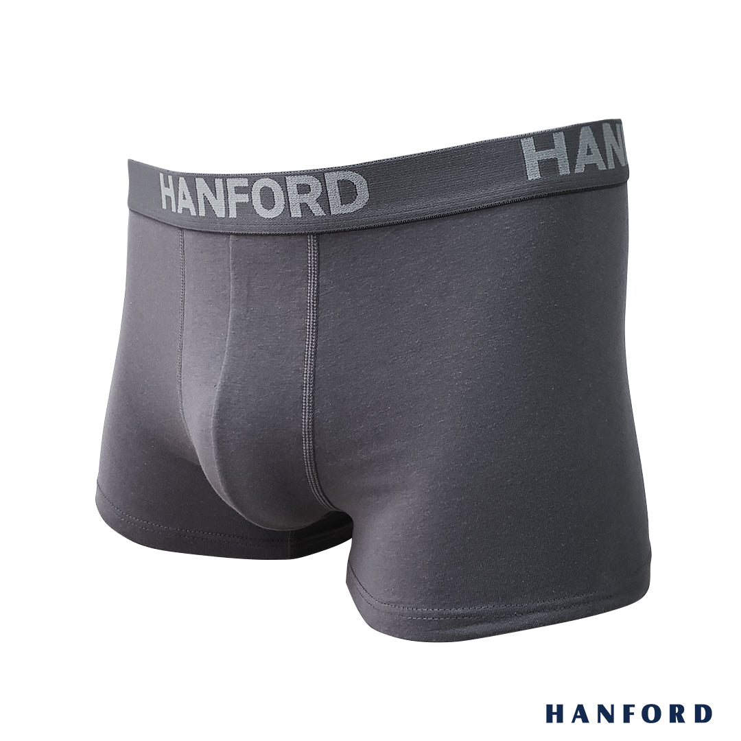 Hanford Men Cotton w/ Spandex Boxer Briefs Logan - Assorted Basic Colo ...