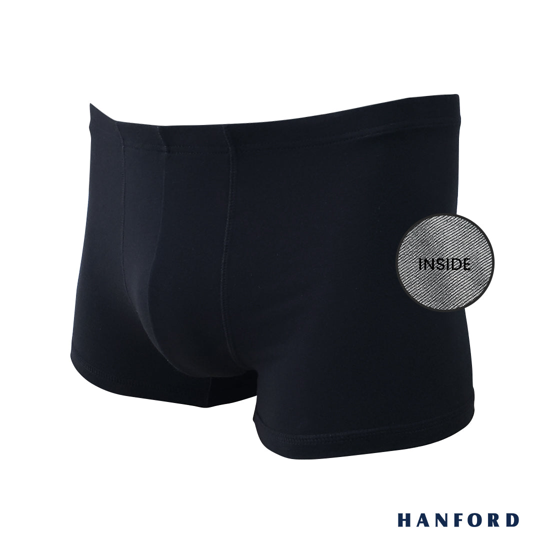 Hanford Men Cotton w/ Spandex Inside Garter Boxer Briefs Riven - Assor ...