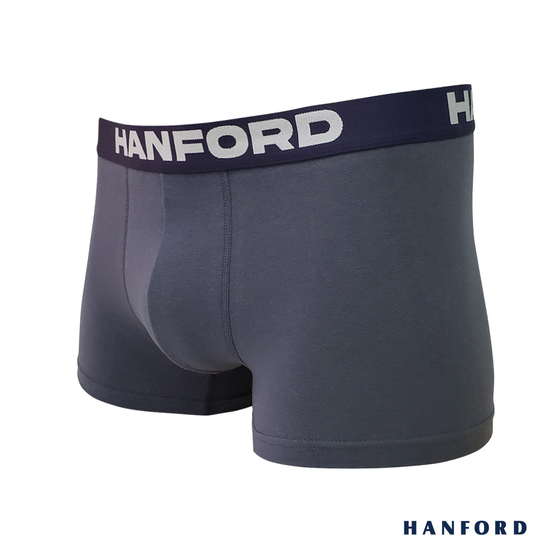 Hanford Men Cotton w/ Spandex Boxer Briefs Core - Assorted Colors (3in ...