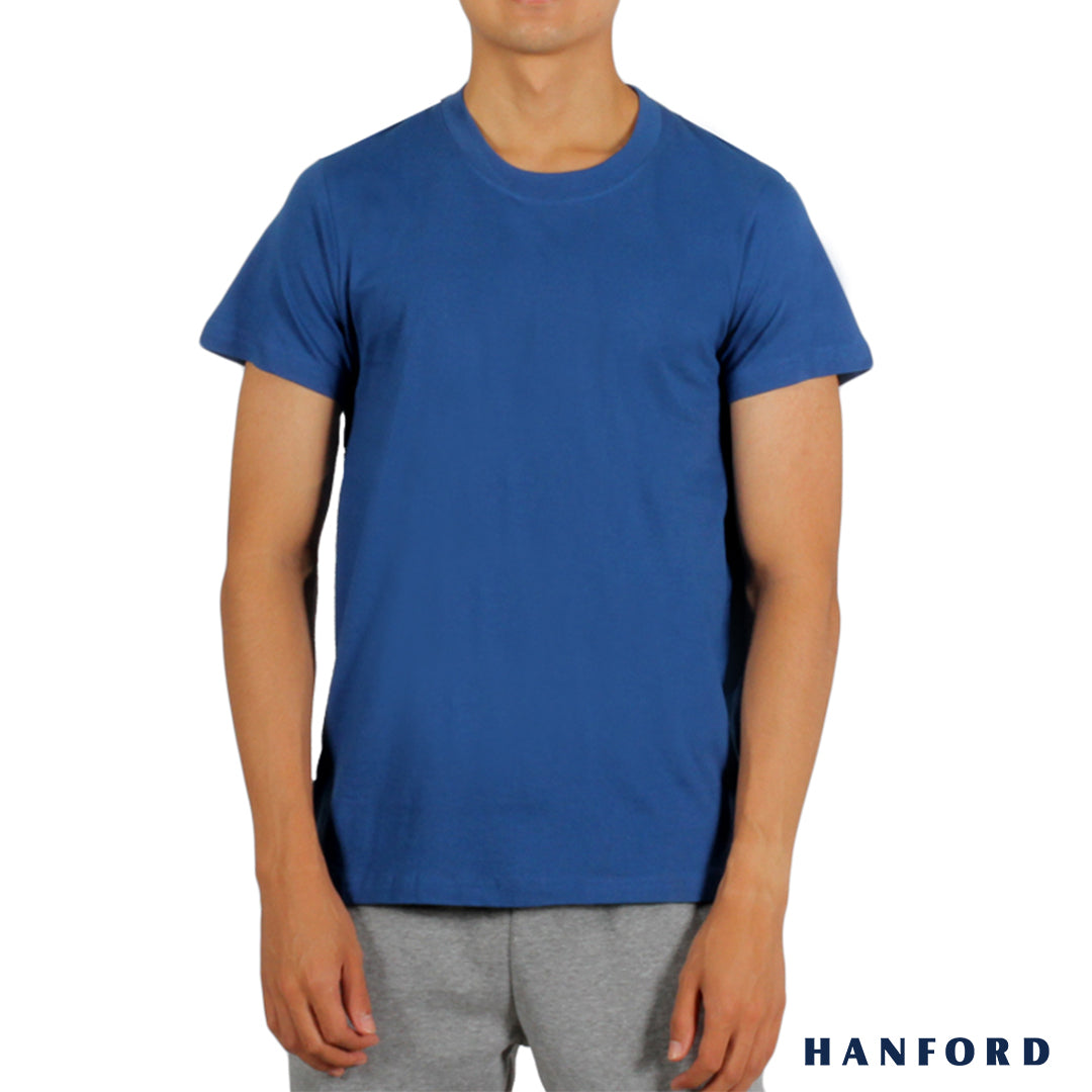 Hanford iCE Men 100% Cotton R-Neck Modern Fit Short Sleeves Shirt - Tr ...