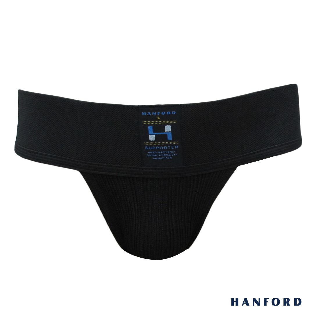 Hanford Athletic Men Supporter 3inches Plain Garter - Black (Single Pa ...