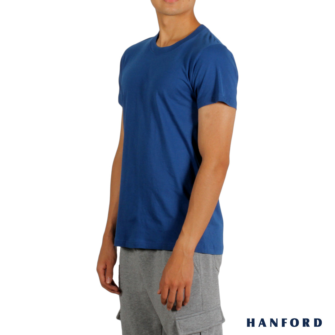 Hanford iCE Men 100% Cotton R-Neck Modern Fit Short Sleeves Shirt - Tr ...