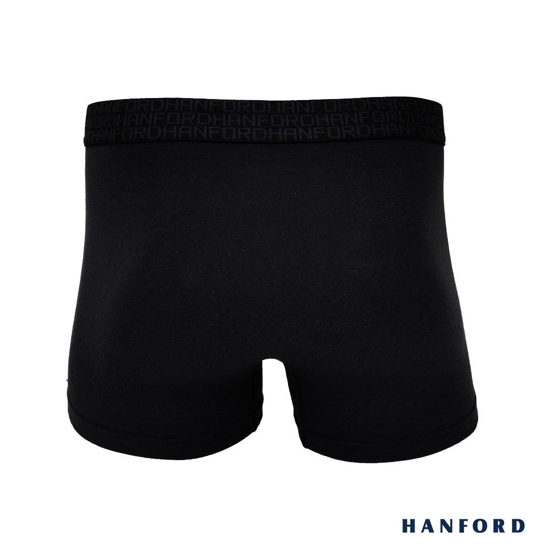 Hanford Men Cotton w/ Spandex Boxer Briefs Tropic Collection Daye - Bl ...