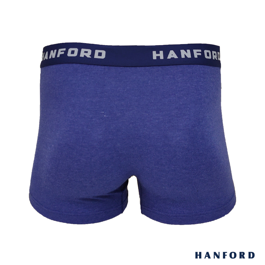 Hanford Men Cotton w/ Spandex Boxer Briefs with Fly Opening Brooks - P ...