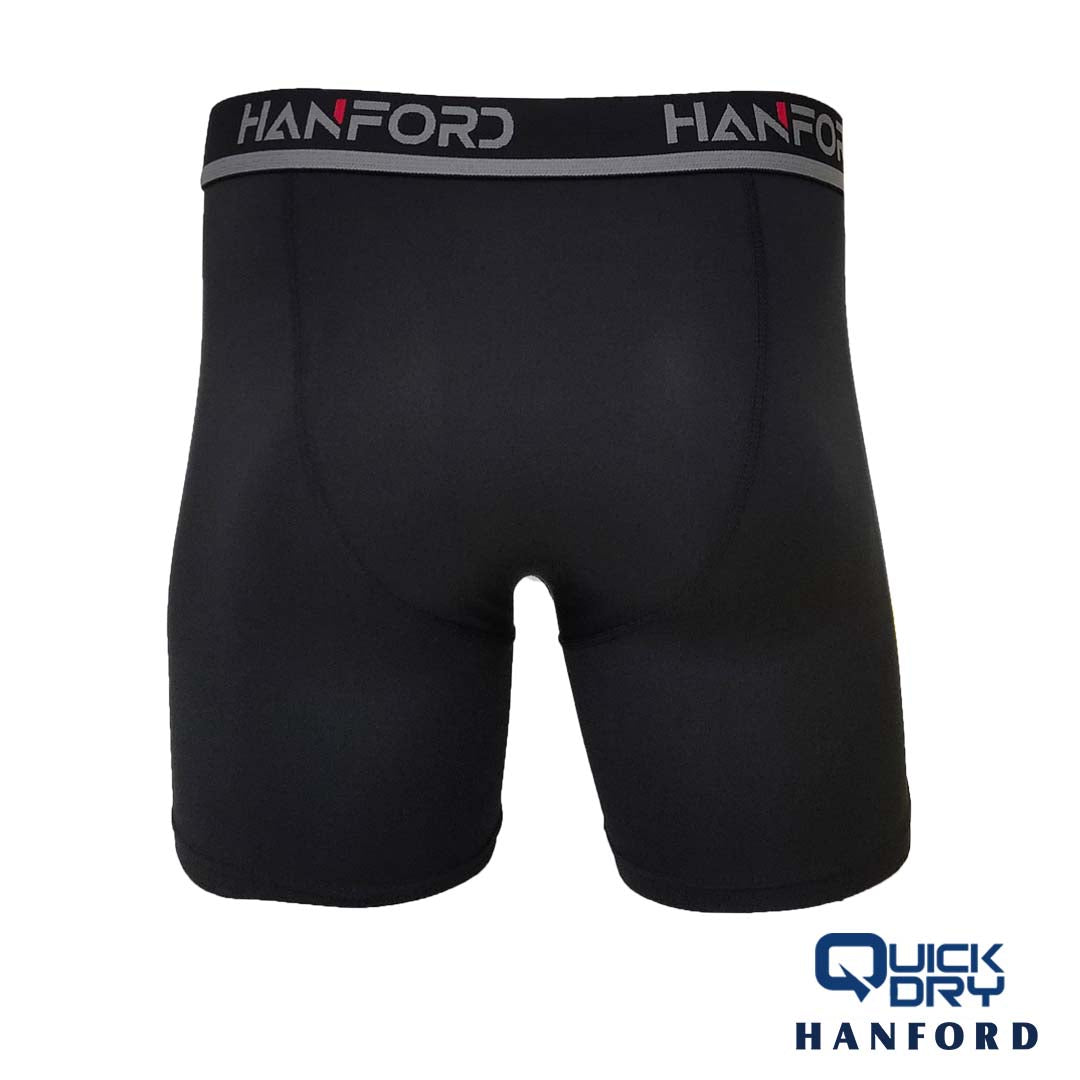 Hanford Athletic Men Pro Cool 2.0 Quick Dry Compression Boxer Shorts W ...
