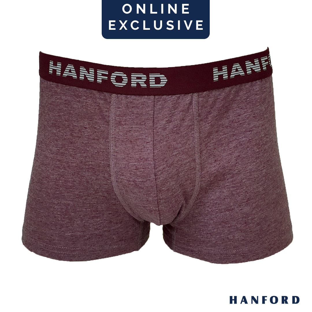 Hanford Men Natural Cotton Knit Comfort Boxer Briefs (No Spandex) - OG ...